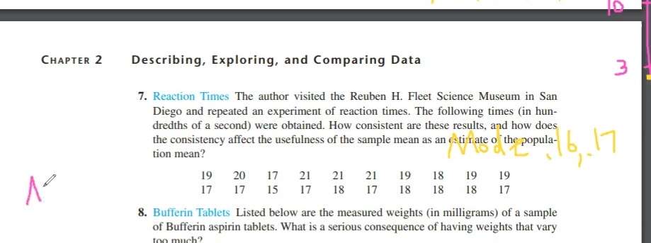 Solved Chapter 2 ﻿Describing, Exploring, and Comparing | Chegg.com