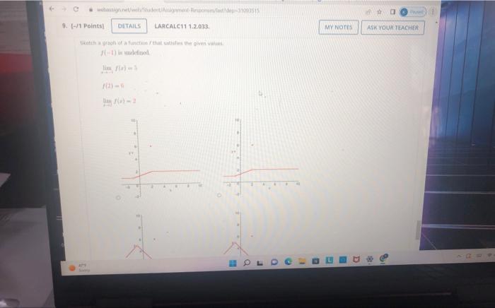 Solved 7. [-/1 Points] DETAILS LARCALC11 1.2.030. Use the | Chegg.com
