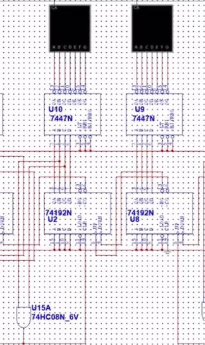 how I can convert this 24 hours clock circuit to 12 | Chegg.com