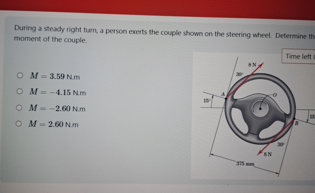 Solved During a steady right turn, a person exerts the | Chegg.com