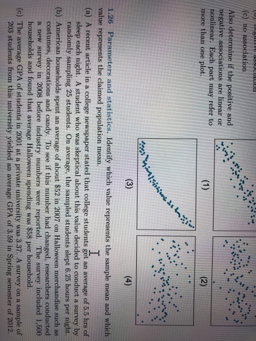 Solved (c) no association Also determine if the positive and | Chegg.com