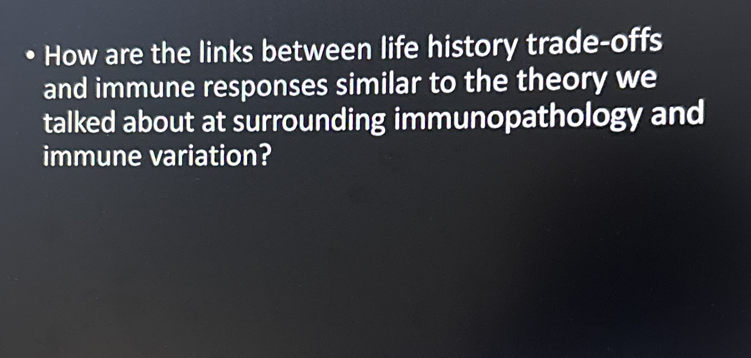 Solved How are the links between life history trade-offs and | Chegg.com