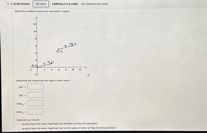 Solved 1. [-/6.66 Points] DETAILS LARPCALC11 6.3.007. 0/6 | Chegg.com
