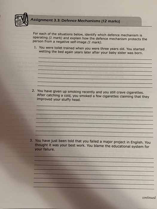 Solved Assignment 3.3: Defence Mechanisms (12 marks) For | Chegg.com