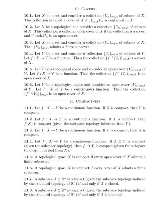 Solved 10.1. Let X be a set and consider a collection | Chegg.com