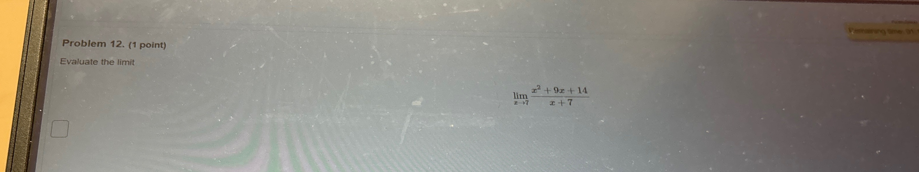 Solved Problem 12. (1 ﻿point)Evaluate the | Chegg.com