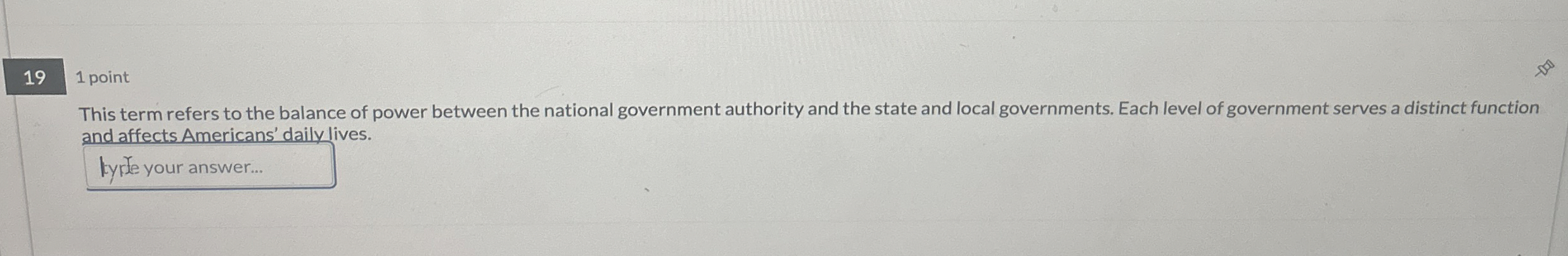 Solved 191 ﻿pointThis term refers to the balance of power | Chegg.com