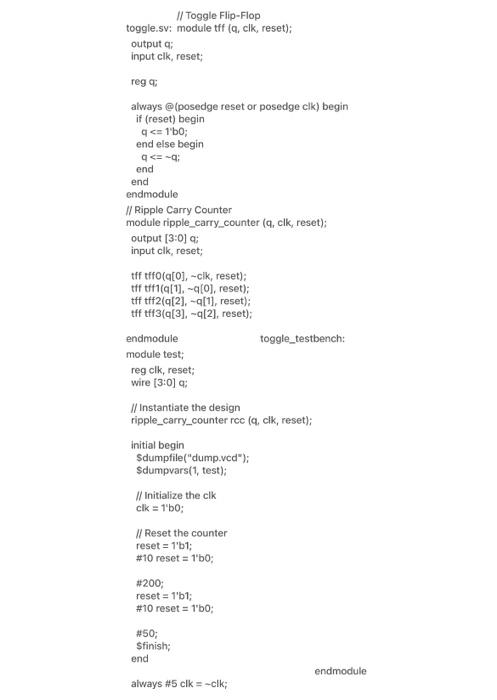 Solved Please use EDA playground to answer all 4bulletins. | Chegg.com