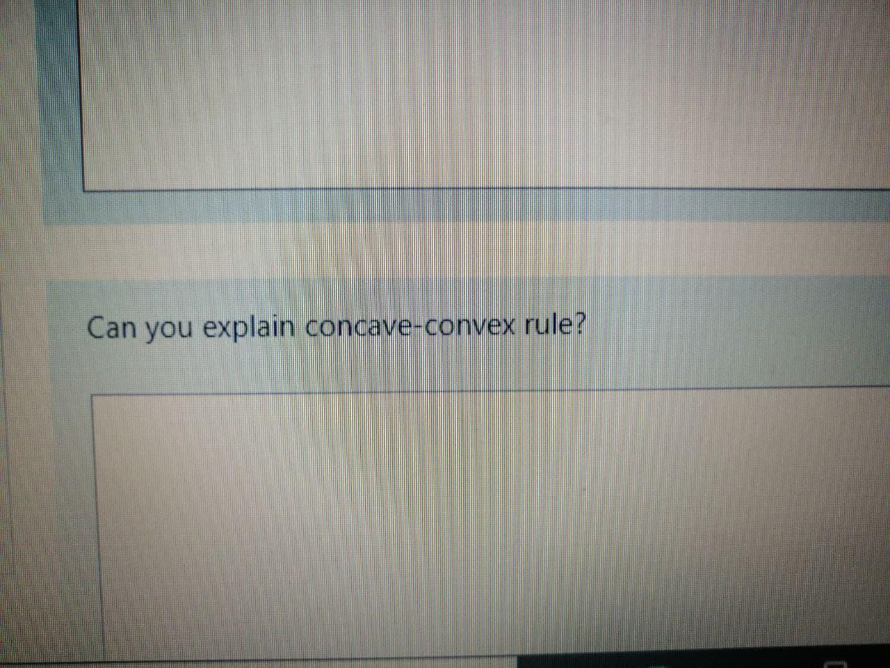 Solved Can you explain concave-convex rule? | Chegg.com