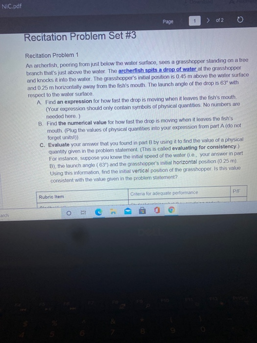 Solved NIC.pdf Page > of 2 o Recitation Problem Set #3 | Chegg.com Solved NIC.pdf Page > of 2 o Recitation Problem Set #3 | Chegg.com