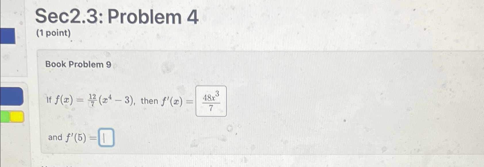 Solved Sec2 3 Problem 4 1 ﻿point Book Problem 9if
