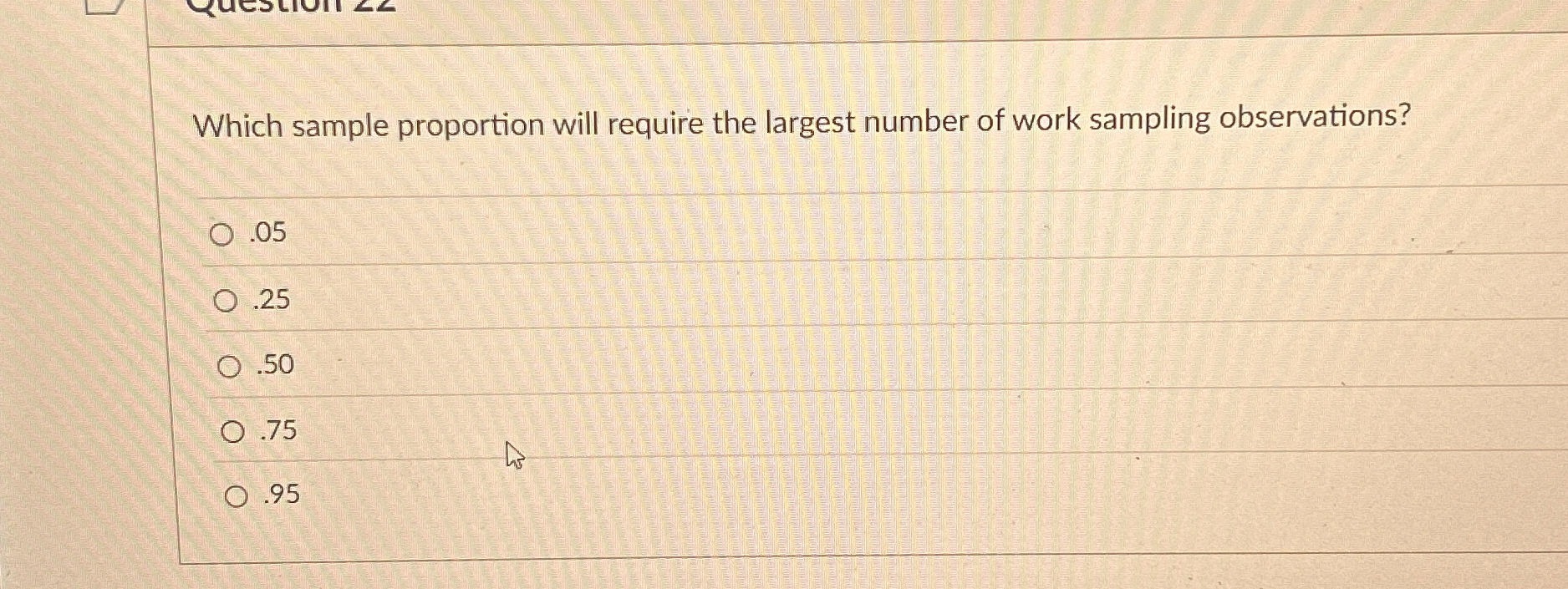 Solved Which sample proportion will require the largest | Chegg.com