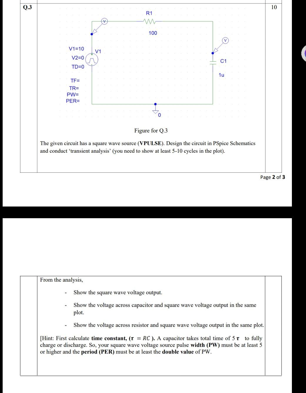 Solved Please Upload the screenshot of schematics. Don't | Chegg.com