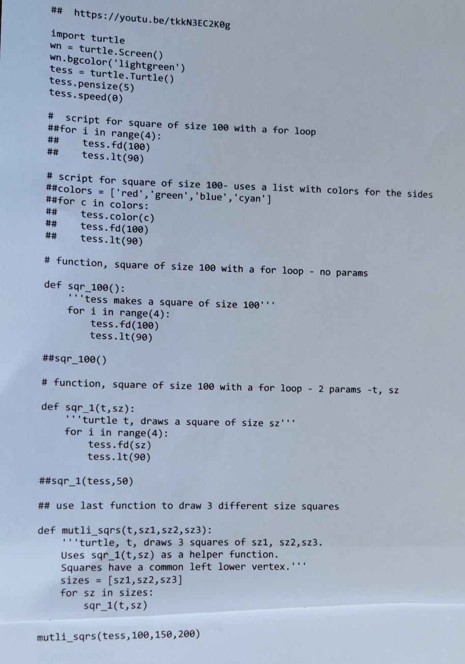 Solved 1. Write a function, | Chegg.com