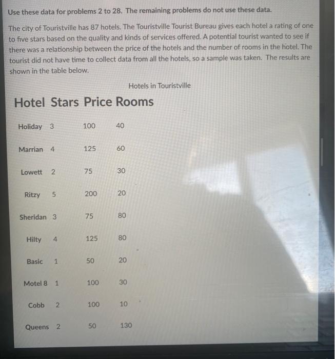 Solved 1. What is the independent (or predictor) variable in | Chegg.com