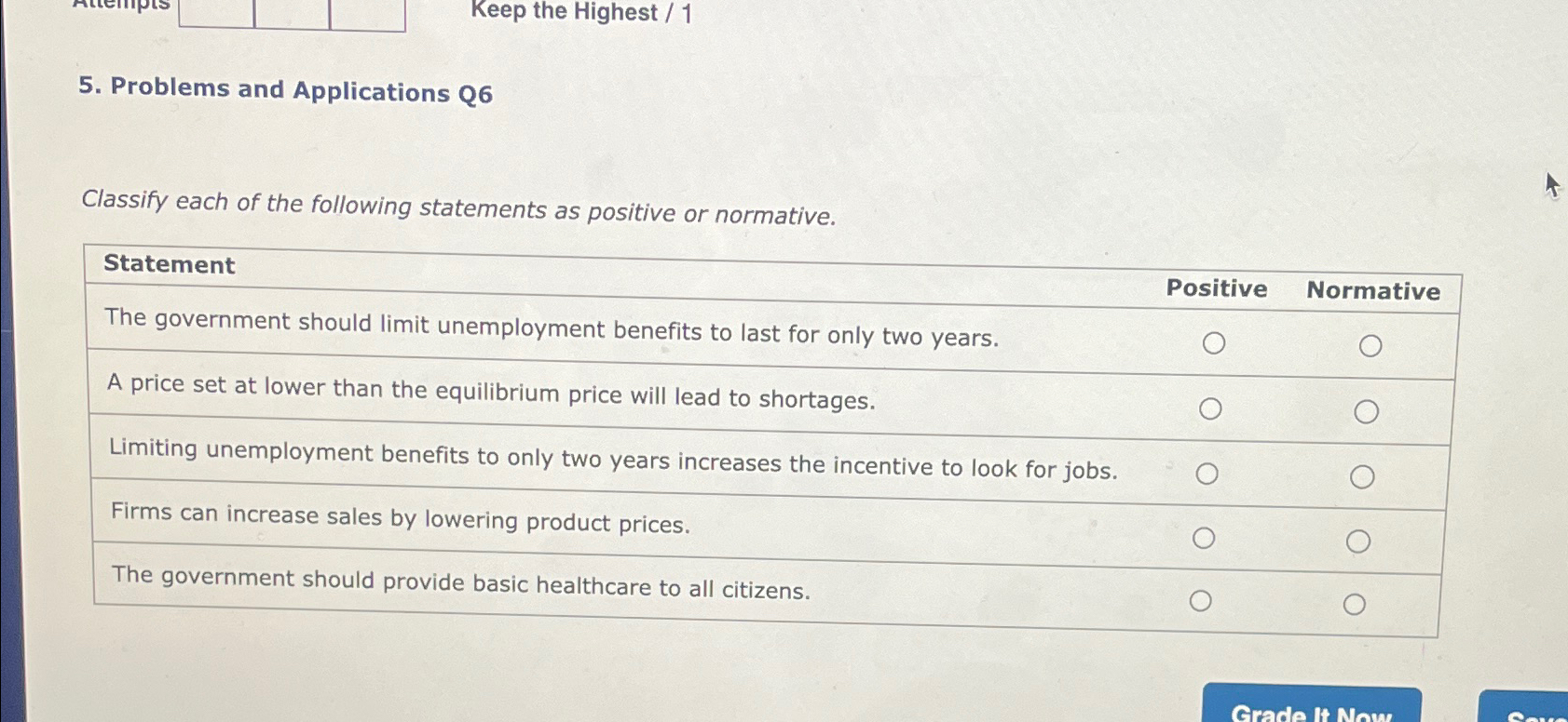 Solved Keep the Highest / 15. ﻿Problems and Applications | Chegg.com