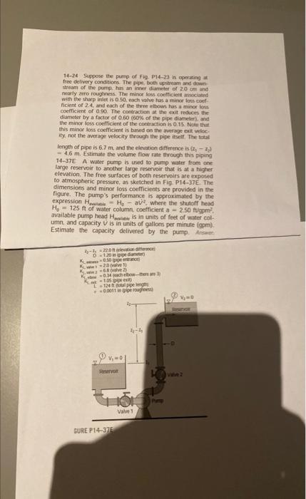 Solved 14-24 Suppose tan purne of Fig. P14-23 is operation | Chegg.com