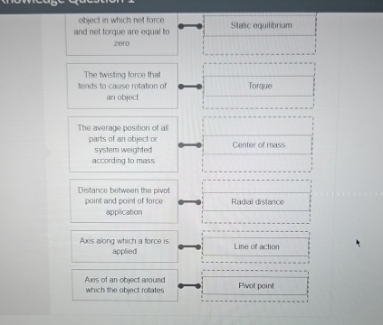 Solved obyect in which not force and net torque are equal to | Chegg.com