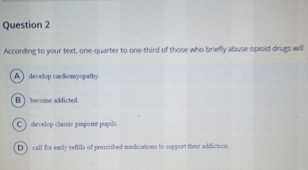 Solved Question 2According to your text, one-quarter to | Chegg.com Solved Question 2According to your text, one-quarter to | Chegg.com