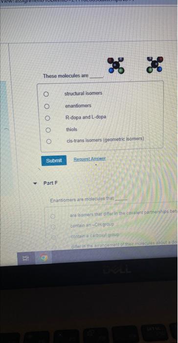 Solved These molecules are structural isomers enantiomers | Chegg.com