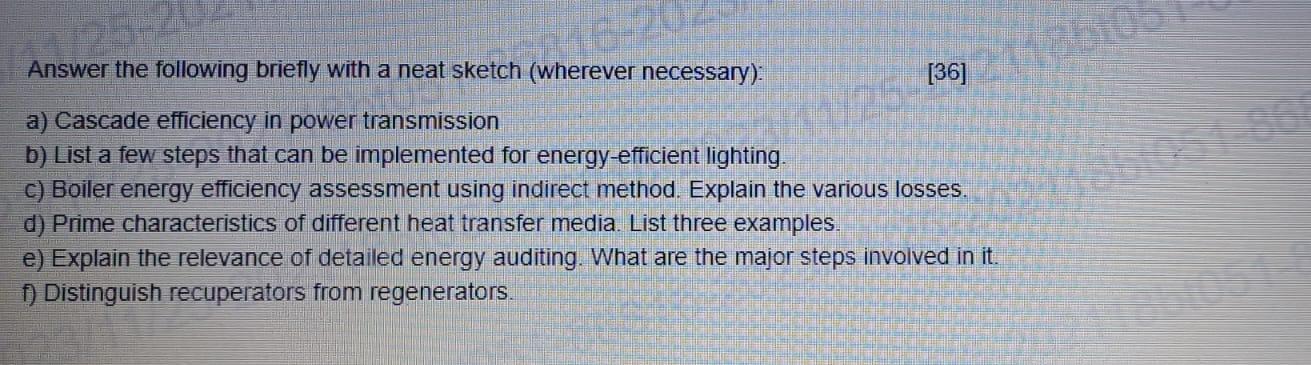 Solved Answer the following briefly with a neat sketch | Chegg.com