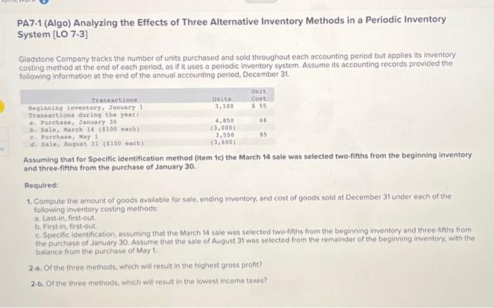 Solved please show each calculation and formula! if you can | Chegg.com