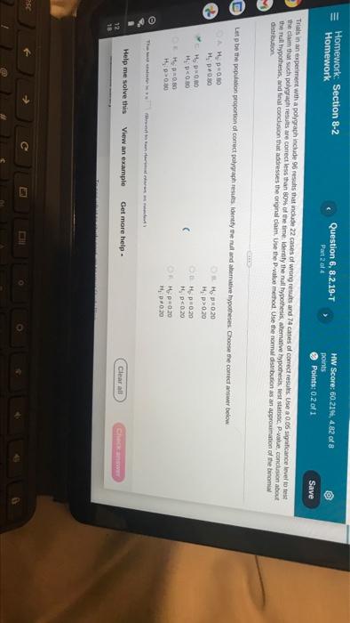 Solved III Homework: Section 8-2 Homework Question 4, | Chegg.com Solved III Homework: Section 8-2 Homework Question 4, | Chegg.com