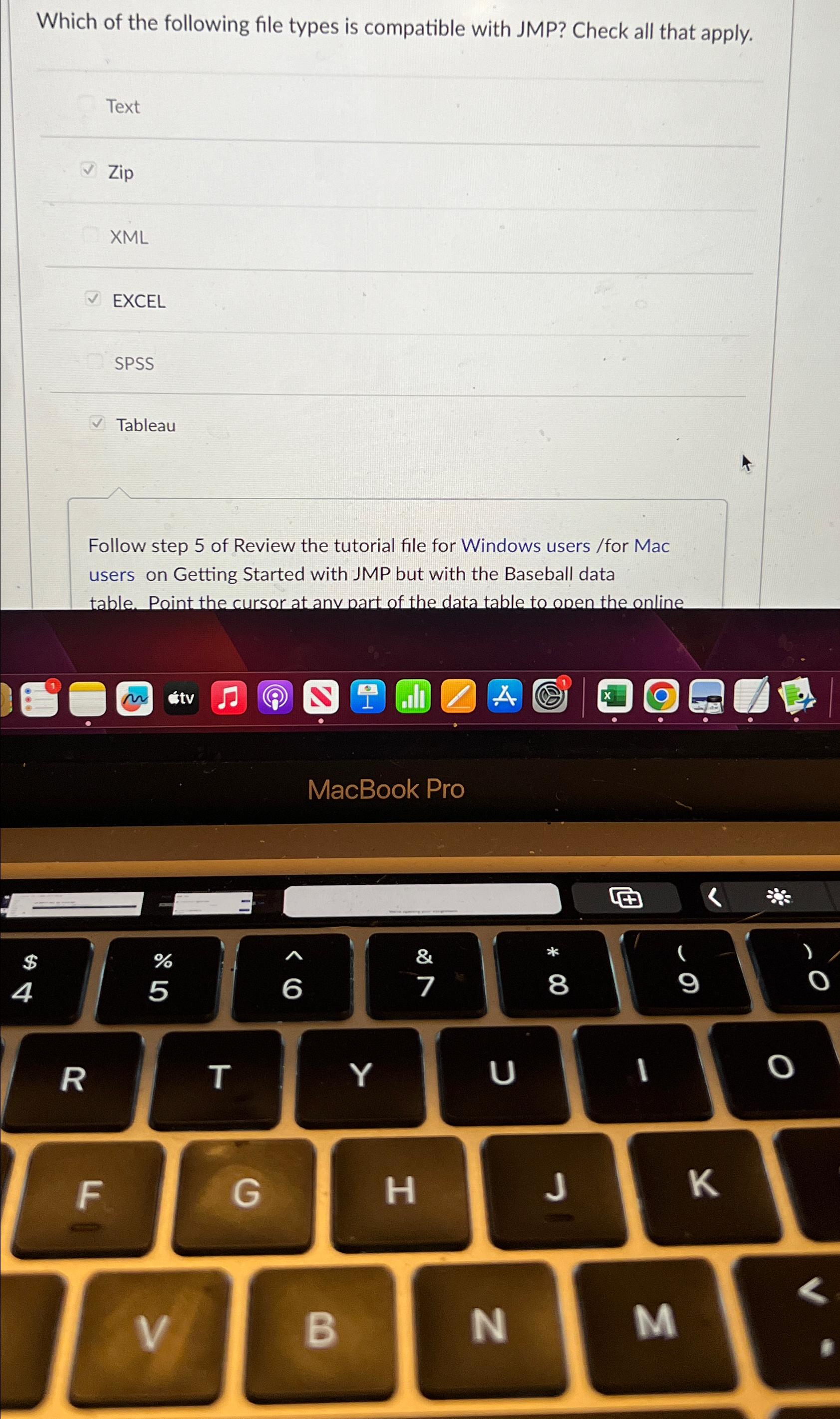 Solved Which of the following file types is compatible with | Chegg.com