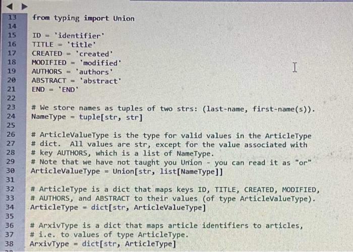 Solved The first parameter is a dictionary mapping author | Chegg.com