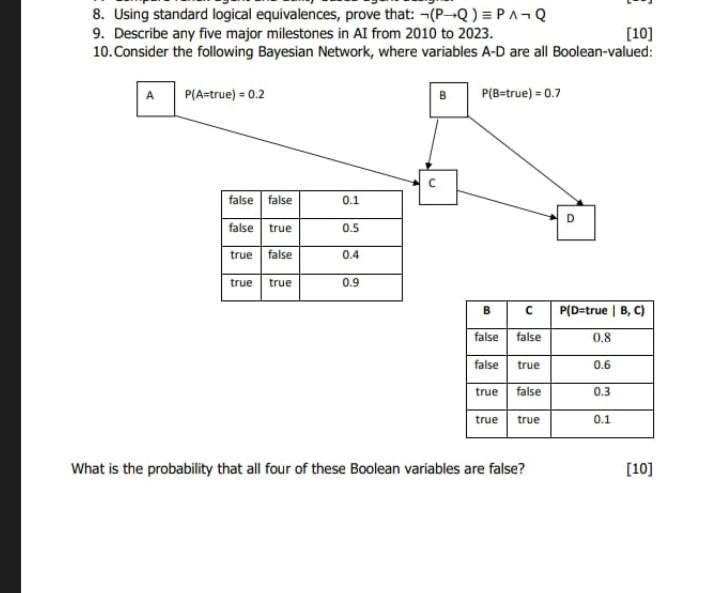 Solved 8. Using standard logical equivalences, prove that: | Chegg.com