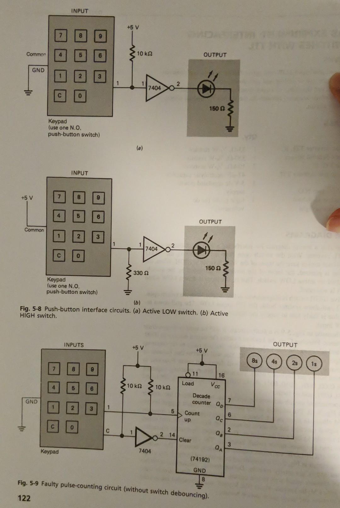 Solved INPUT +5 V 9 Common 6 10 ΚΩ OUTPUT GND 3 1 2 7404 C 0 | Chegg.com