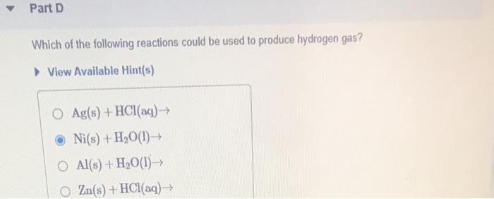 Solved Part B When the following reaction occurs H3PO,(aq) + | Chegg.com