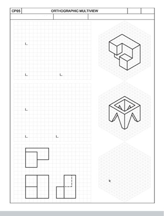 Solved ORTHOGRAPHIC MULTIVIEW drowin for Arch | Chegg.com