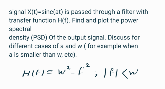 Solved Signal At Can You Solve And Explaine This Problem 3525