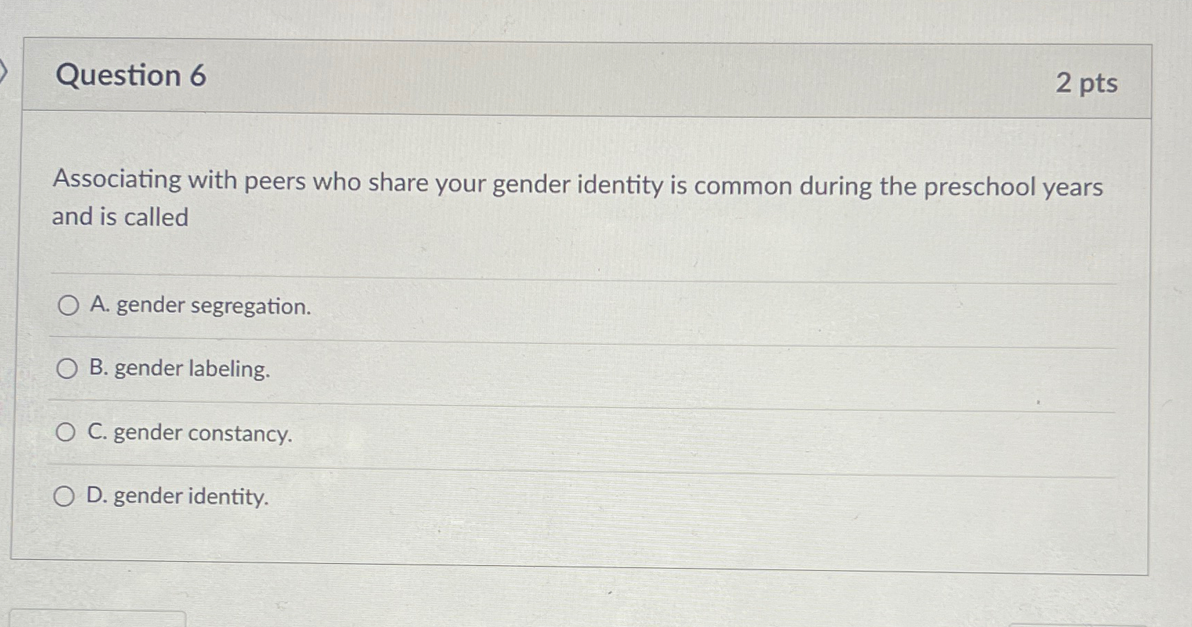 Solved Question 62 ﻿ptsAssociating with peers who share your | Chegg.com