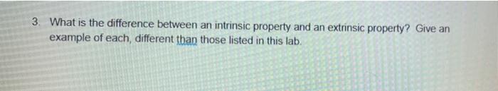 Solved 3. What is the difference between an intrinsic | Chegg.com