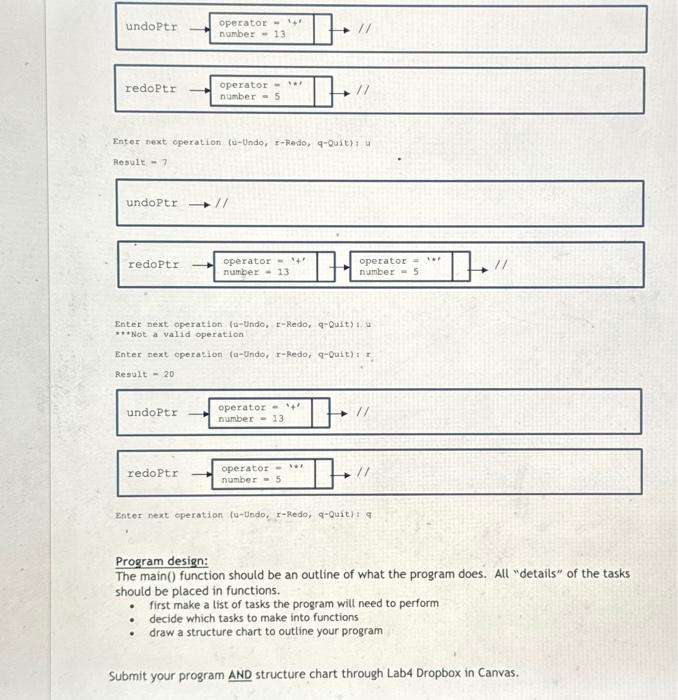 Solved Enter next operation (d-Undo, r-Redo, q-Oult) i r | Chegg.com