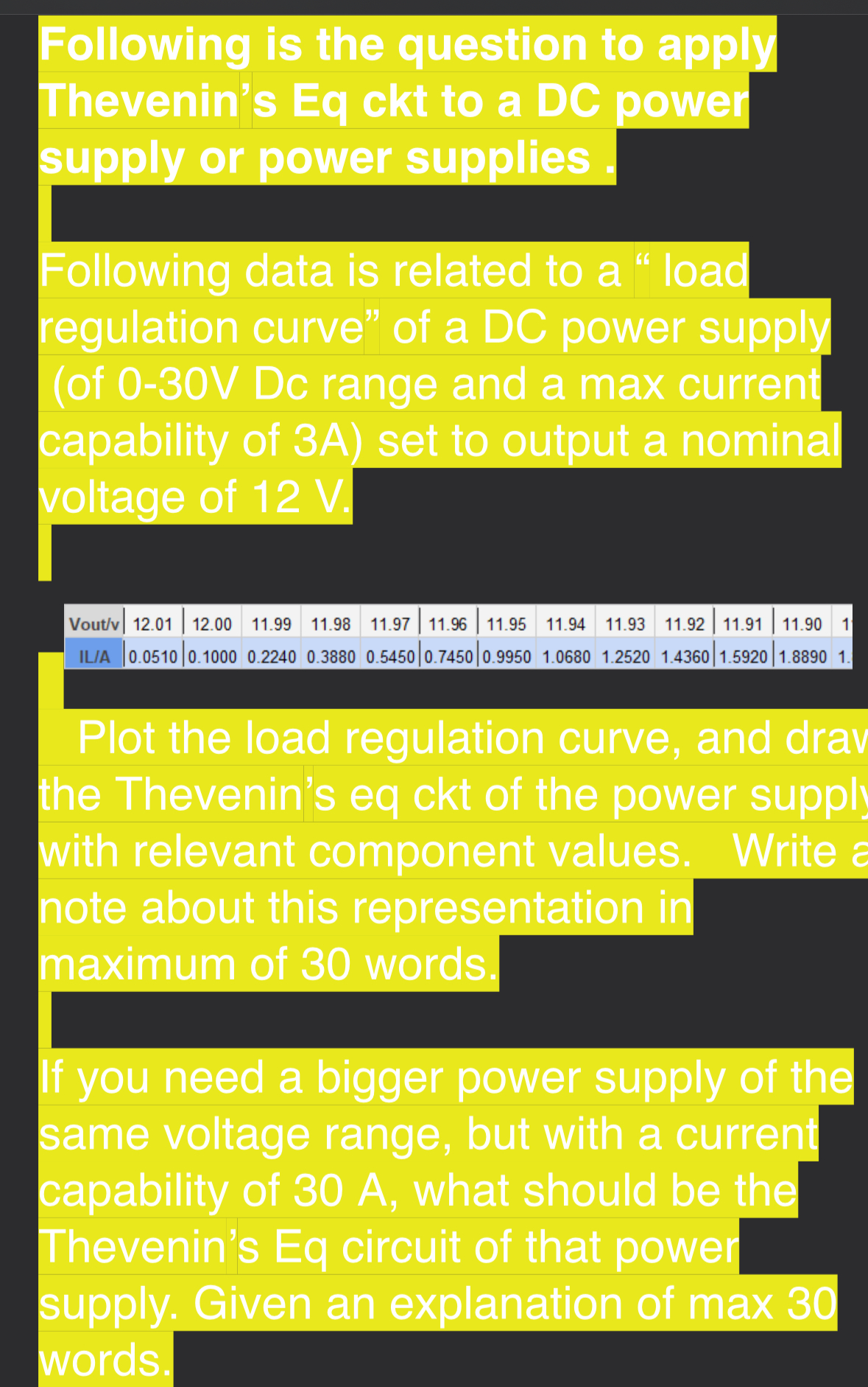 Solved Following is the question to apply Thevenin's Eq ckt | Chegg.com Solved Following is the question to apply Thevenin's Eq ckt | Chegg.com