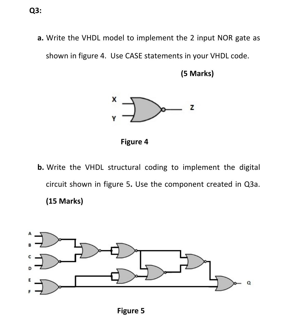I want the full written codes for VHDL otherwise | Chegg.com