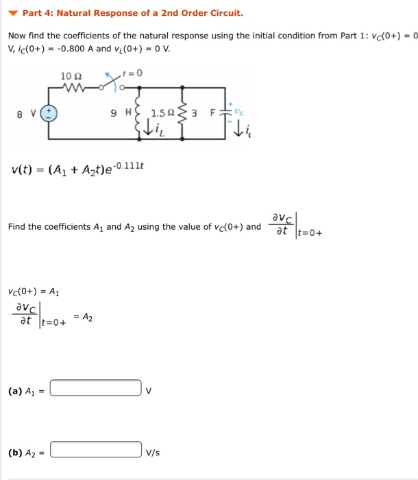 Solved Problem 9.5-2 (Multistep) Part 1: Initial conditions. | Chegg.com