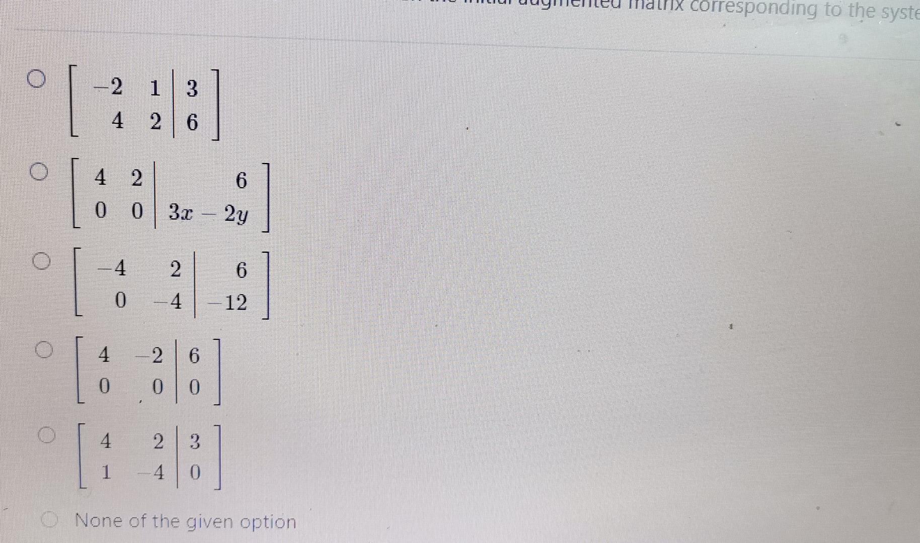 Solved X=[x+y−1003] and Y=[5002x−3y−7] The value (s) for x | Chegg.com
