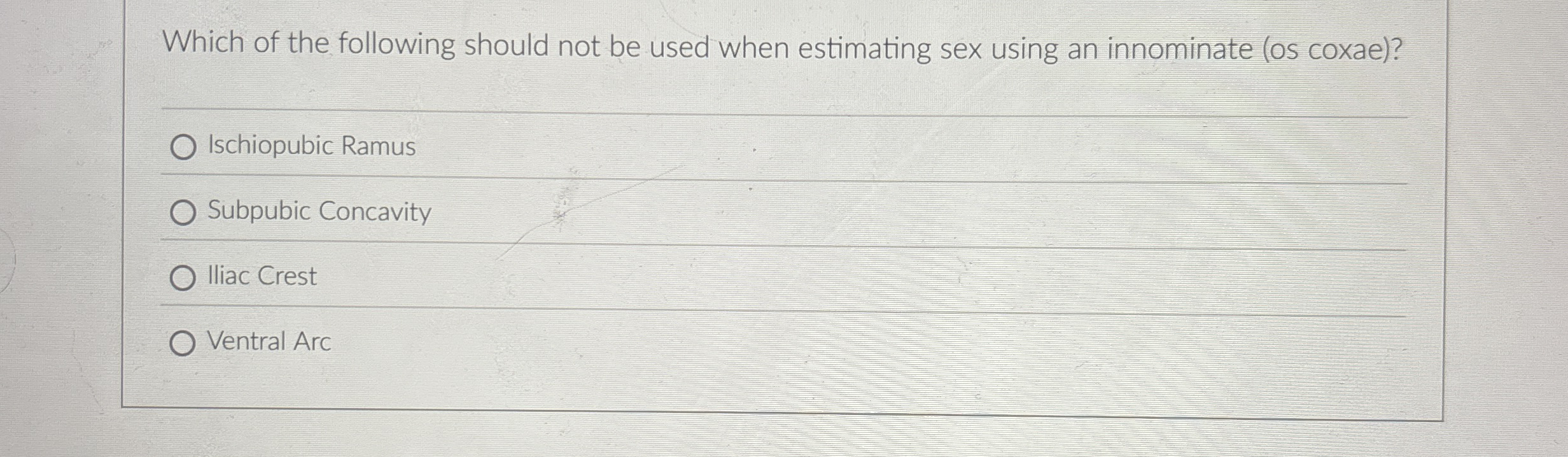 Solved Which of the following should not be used when | Chegg.com