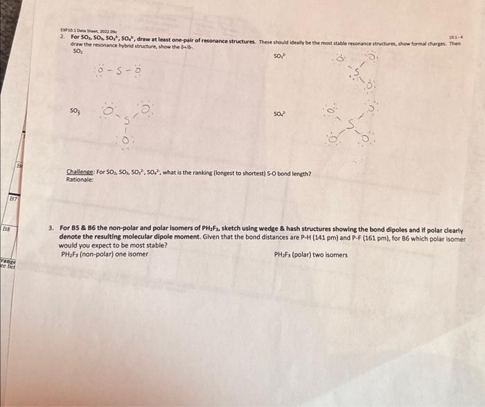 draw the redenunce therid structure, shew the Bs+ is- | Chegg.com