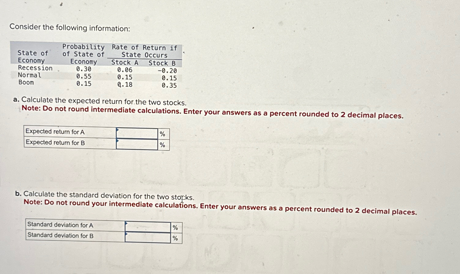 Solved Consider the following | Chegg.com