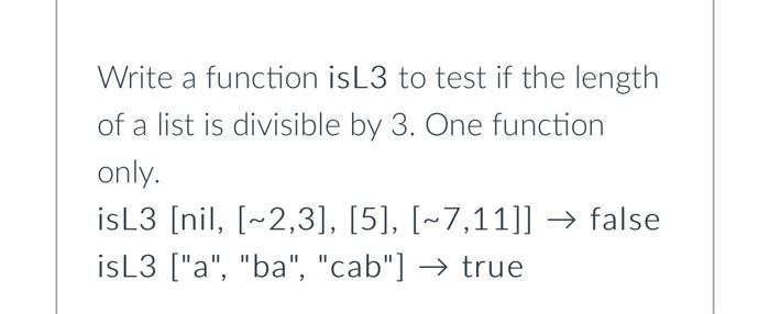 Solved Sml Just Writing The Function In Recursive Not
