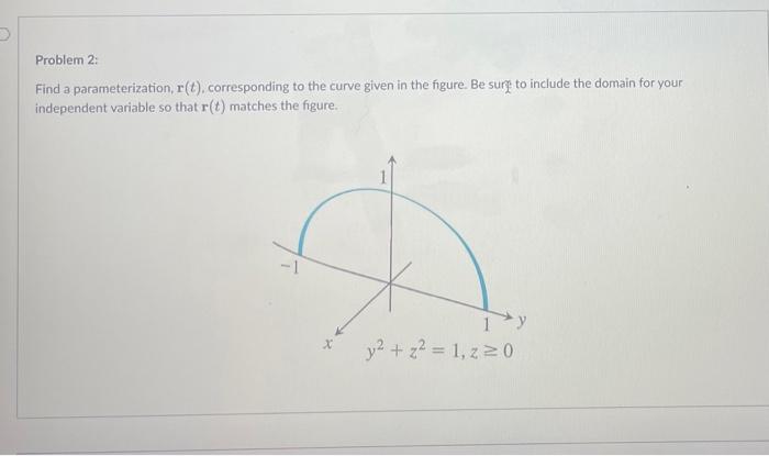Solved Find a parameterization, r(t), corresponding to the | Chegg.com