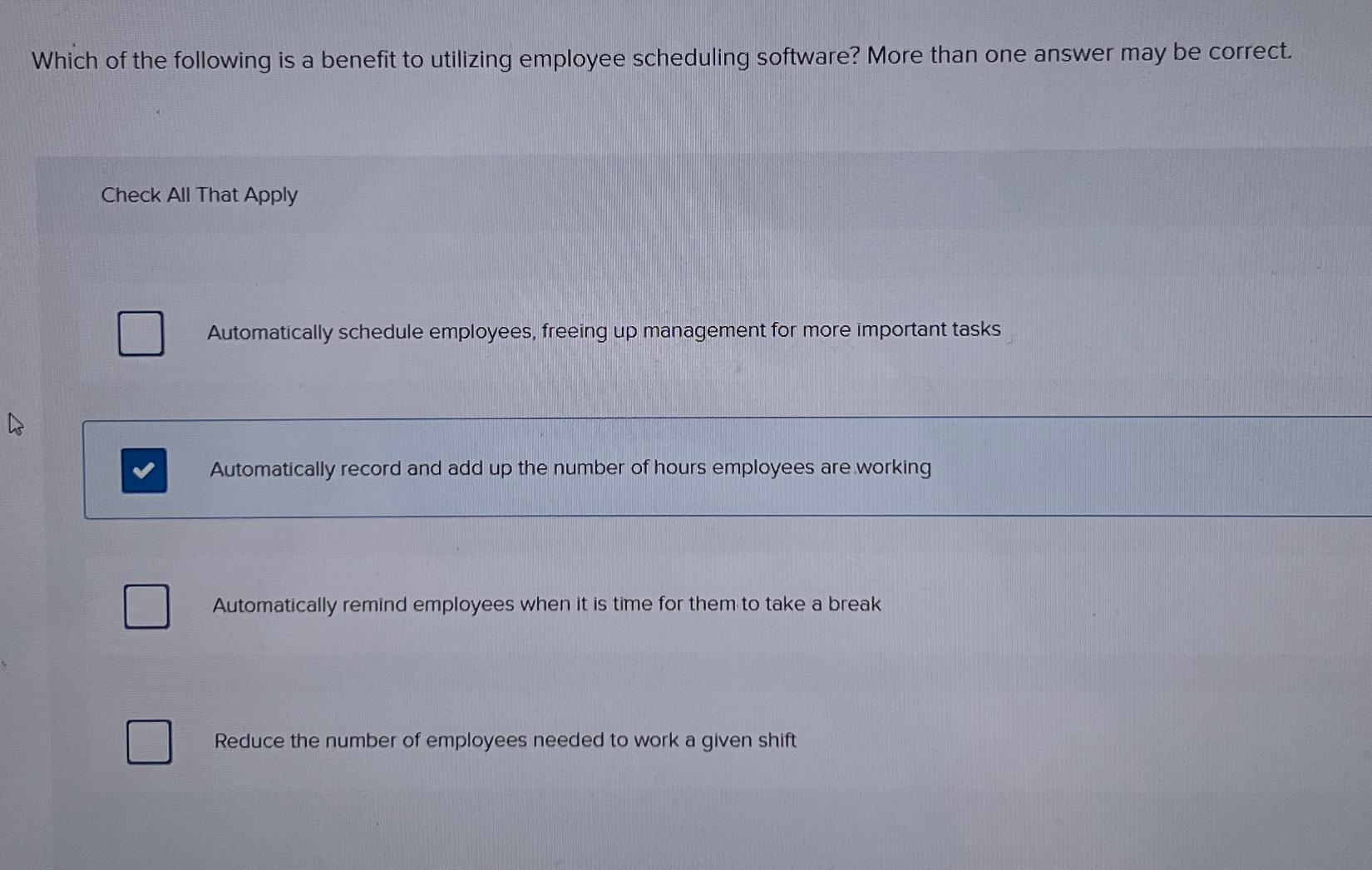 Solved Which of the following is a benefit to utilizing | Chegg.com