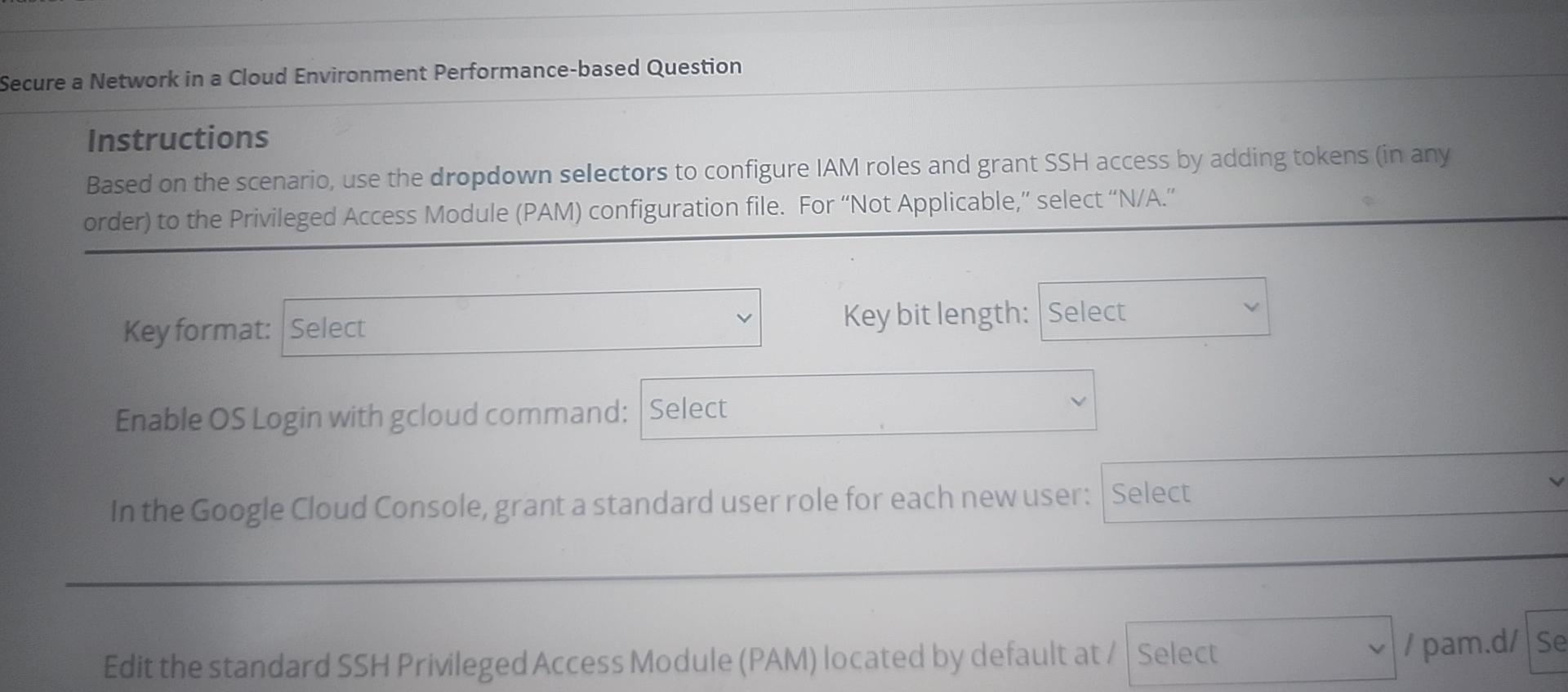 Solved Secure a Network in a Cloud Environment | Chegg.com
