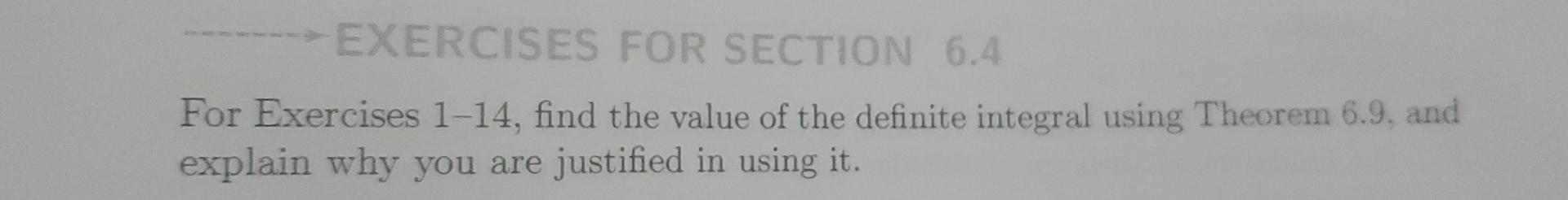 Solved EXERCISES FOR SECTION 6.4 For Exercises 1-14, find | Chegg.com