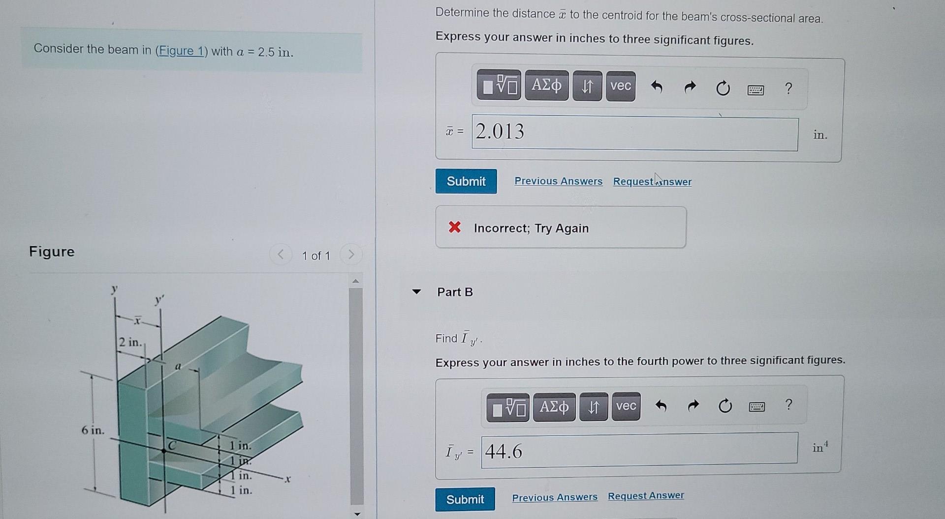 Solved consider the beam. determine distance x to the | Chegg.com